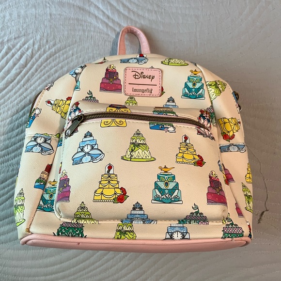 Loungefly | Bags | Disney Princess Cakes Loungefly Mini Backpack ...